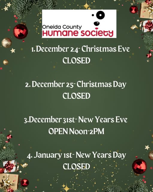 Oneida County Humane Society | Humane Society of Oneida County